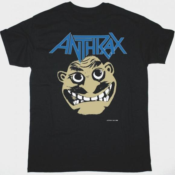 Tops | Anthrax Not Man 1988 Tour New Black Tshirt | Poshmark